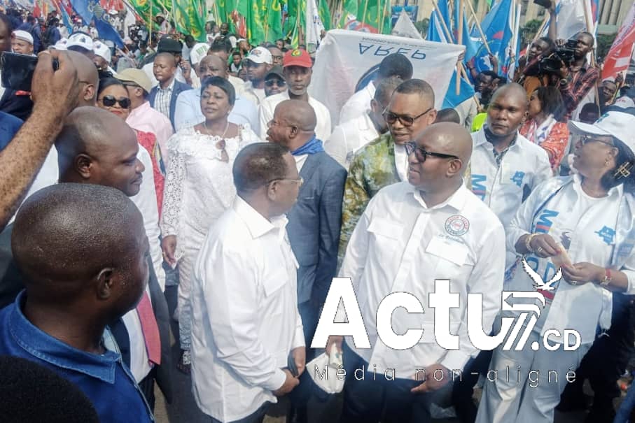 RDC : Sama Lukonde et Christophe Mboso à la tête d'une délégation de l ...